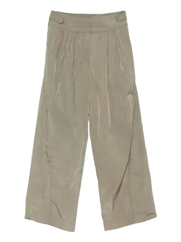 IRO PARIS Wanni Pleated Belt Trousers - Green