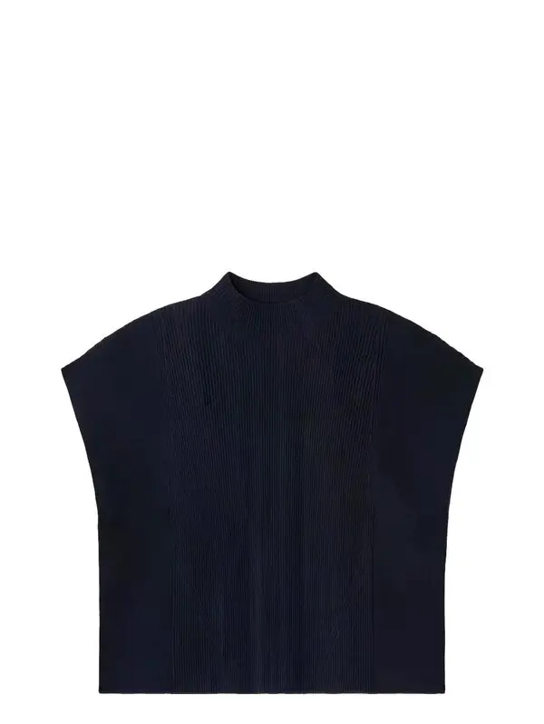 CFCL Portrait Ribbed Top - Blue