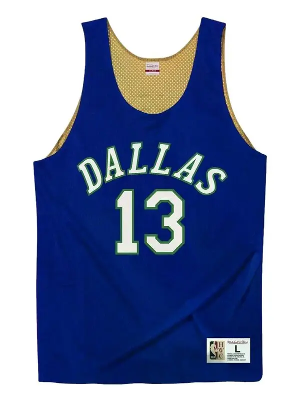 Mitchell & Ness Nba Reversible Mesh Tank Top - Blue