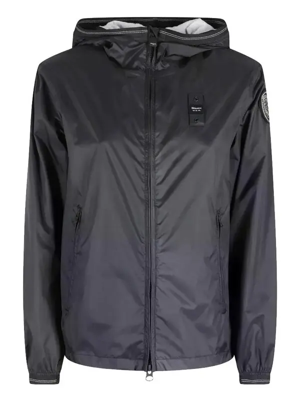 BLAUER. Anawan Hooded Jacket - Black