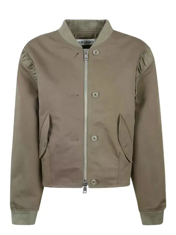 Our Legacy Frill Bomber Jacket - Green