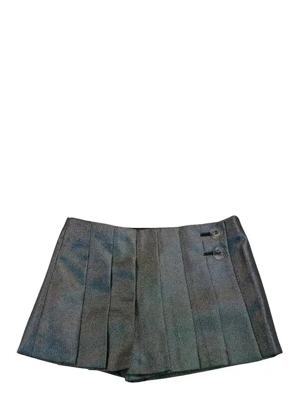 Opening Ceremony Pleated Mini Skirt - Blue