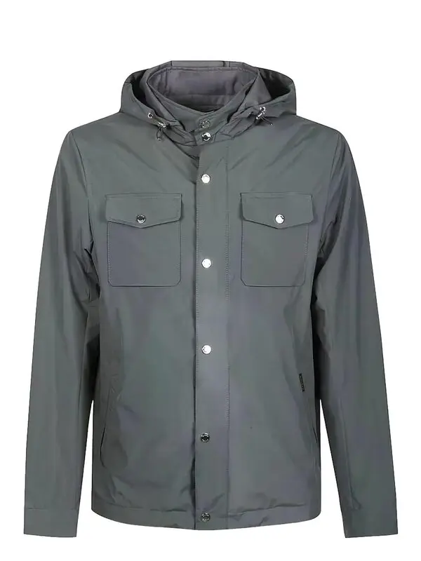 MOORER Hooded Jacket - Grey