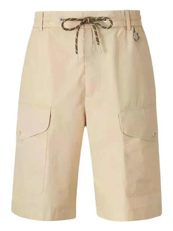 Moncler Cargo Drawstring Shorts - Neutrals