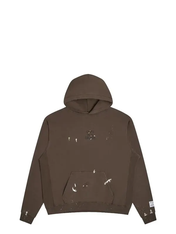 GALLERY DEPT. French Logo Painted Hoodie - Gray
