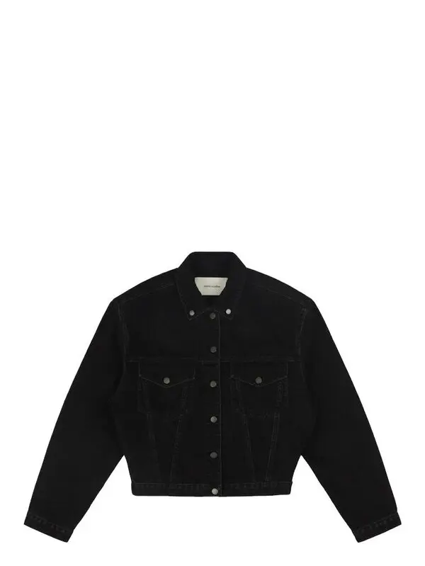 ENTIRE STUDIOS Shrunken Denim Jacket - Black