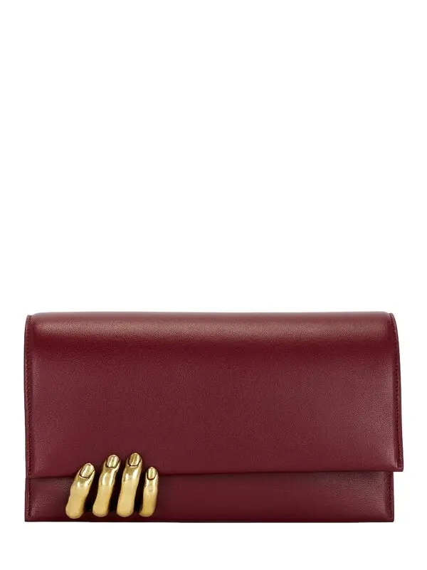 Khaite Hand Clutch - Oxblood