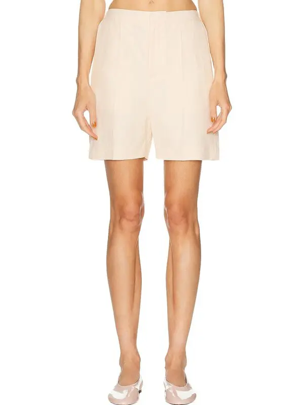Loulou De Saison Ivan Baggy Short - Cream Rose