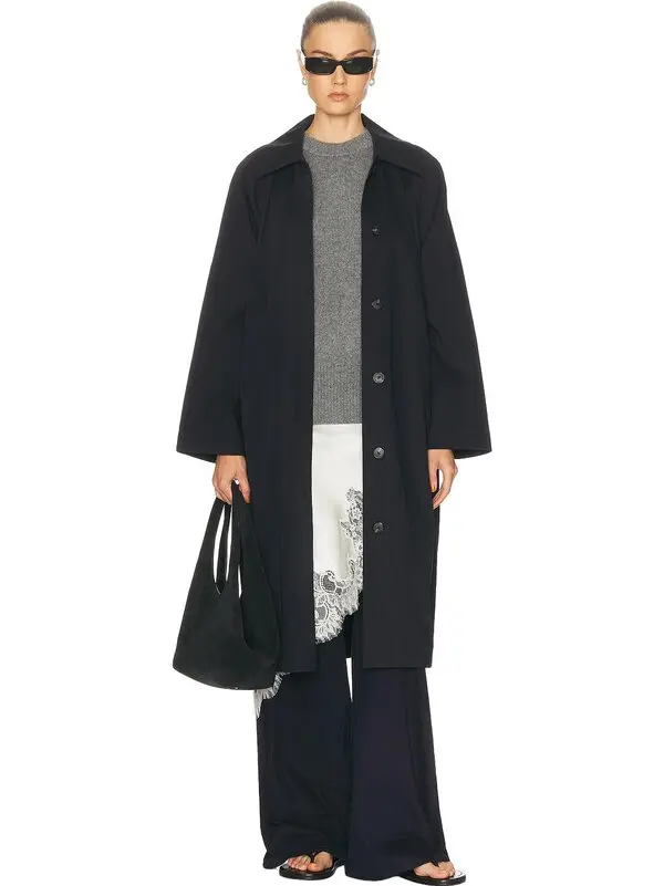 Jenni Kayne Leo Trench Coat - Dark Navy