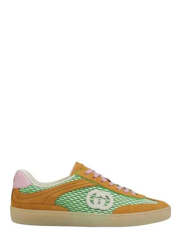 Gucci G75 Low Top Sneakers - Green/brown