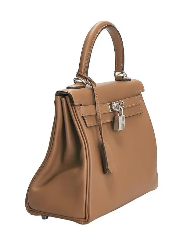 Hermès Verso Swift Kelly 25 Handbag - Alezan & Beige Marfa