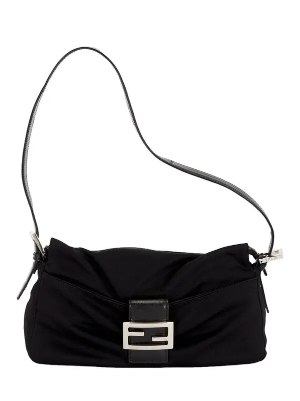 Fendi Mama Baguette Shoulder Bag - Black