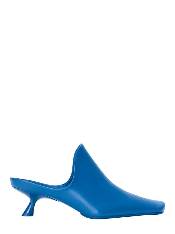 Loewe Lambskin Emily Heeled Mules 45 - Blue