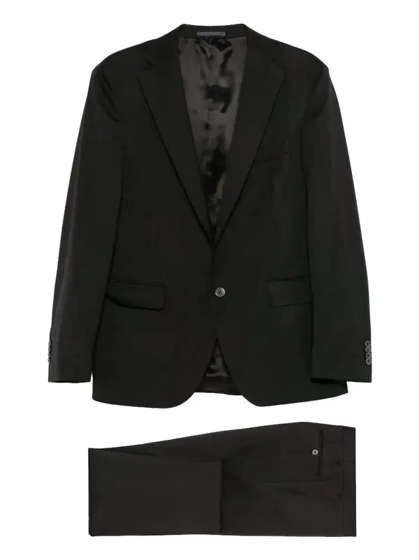 CENERE GB Single-breasted Suit - Black