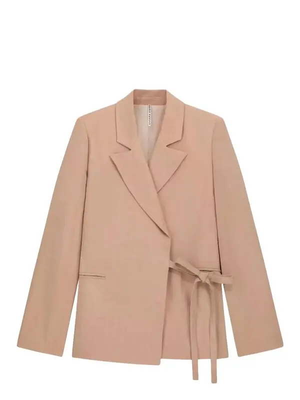Liviana Conti Tie-waist Jacket - Neutrals