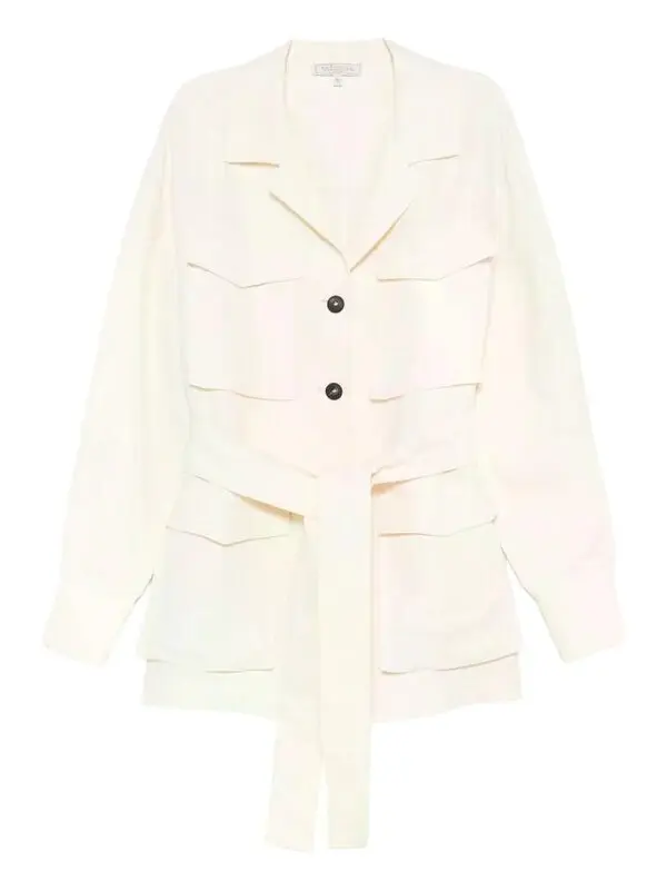 Antonelli Firenze Single-breasted Coat - Neutrals