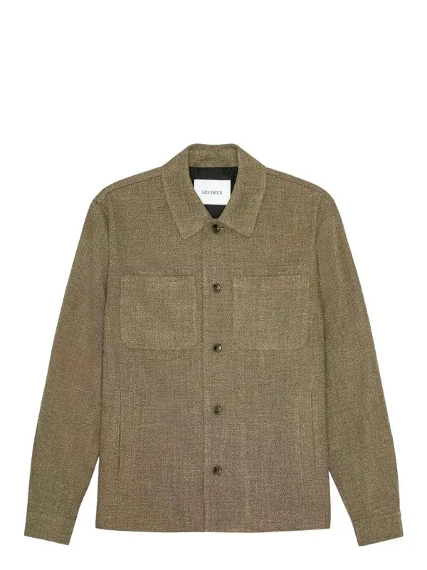 LES DEUX Button-up Jacket - Brown