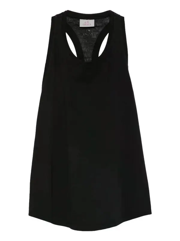 DEHA Racer-back Tank Top - Black