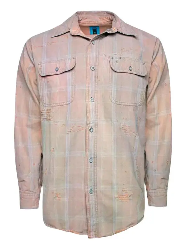NOTSONORMAL Distressed Shirt - Orange