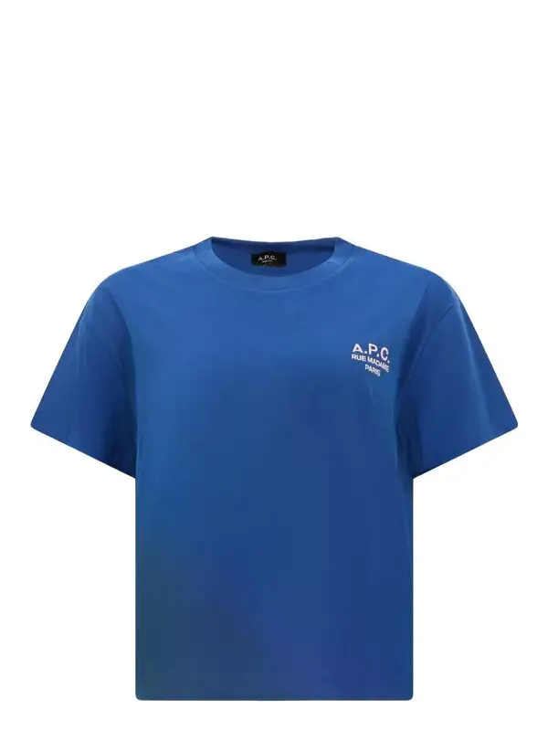 A.p.c. Logo T-shirt - Blue