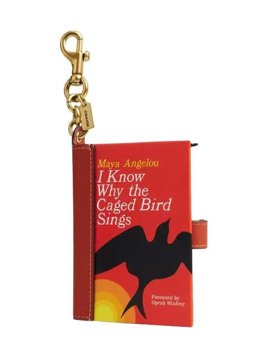 COACH I Know Why The Caged Bird Sings Maya Angelou Book Bag Charm - Multi