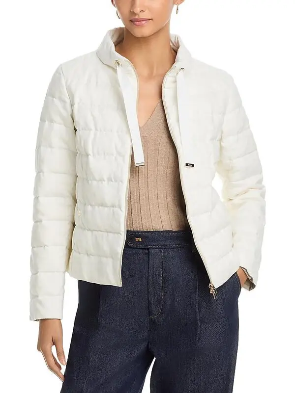 Herno Quilted Puffer Coat - White