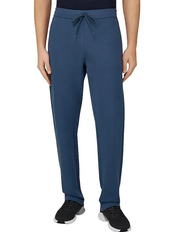 Boggi Milano Lightweight Cotton Blend Scuba Pants - Air Blue