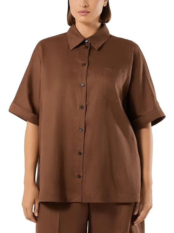 Marina Rinaldi Mrnpoggio Shirt - Cocoa