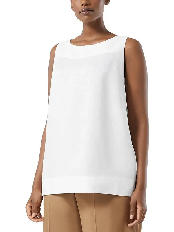 Marina Rinaldi Mrnagitare Sleeveless Top - Optical White