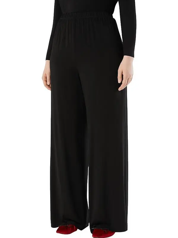 Marina Rinaldi Crepe Jersey Trousers - Black