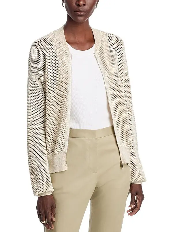 Fabiana Filippi Bomber Jacket - Open White
