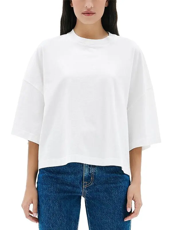 SLVRLAKE Box Tee - Natural White