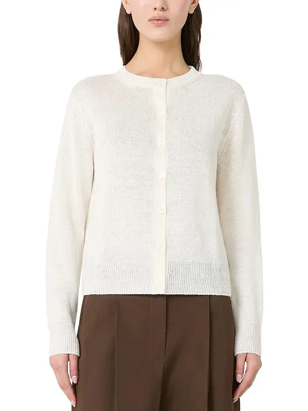 Max Mara Wkdbadia Cardigan Sweater - Ecru