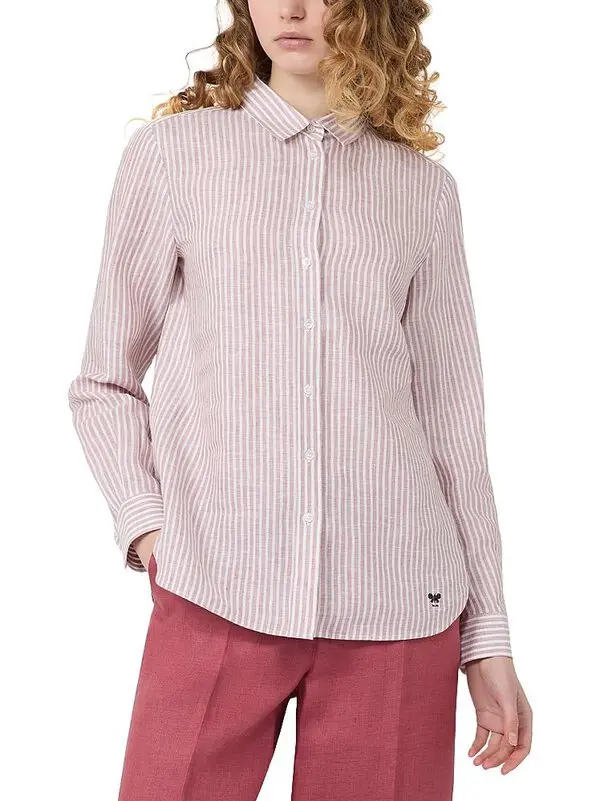 Max Mara Wkdgiurato Linen Shirt - Antique Rose