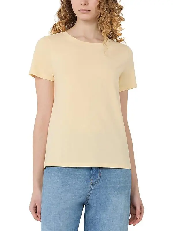 Max Mara Wkdmultif Tee - Light Yellow