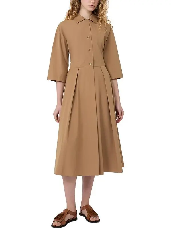 Max Mara Wkdpadana Shirt Dress - Tobacco