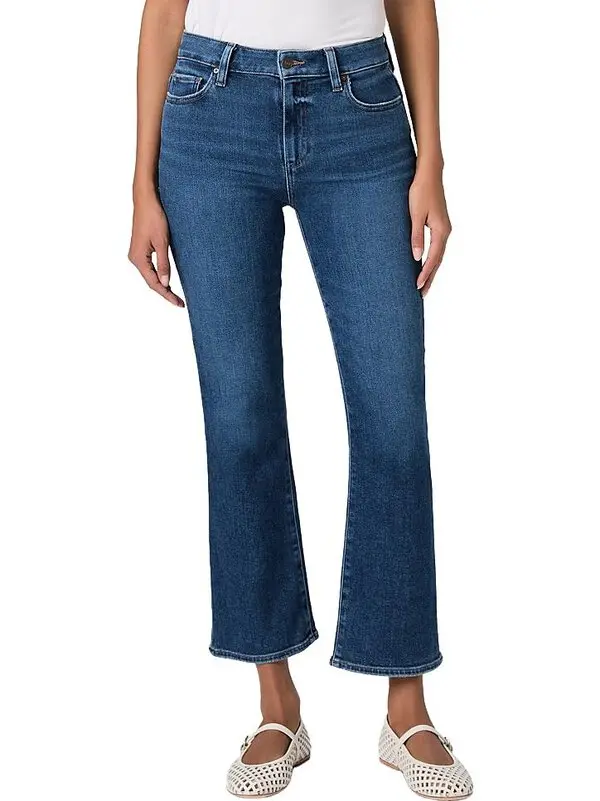 Paige Mason Mid Rise Crop Bootcut Jeans - Toulouse