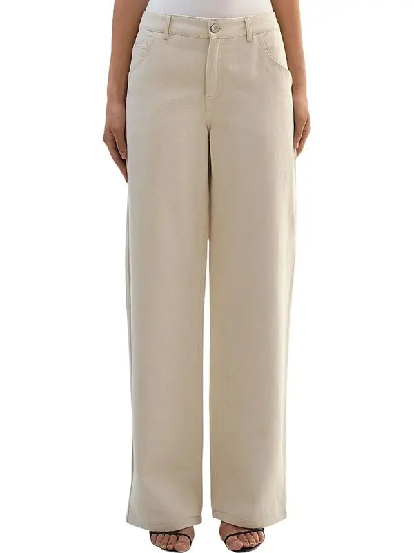 LAMARQUE Taleen Twill Pants - Natural