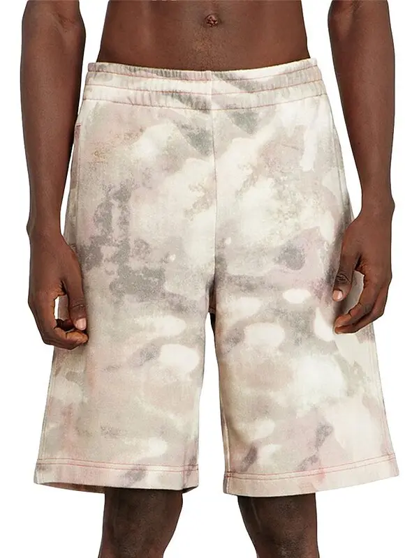 DIESEL® Regular Fit 9" Camo Shorts - Green