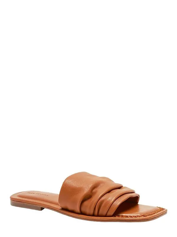 Free People Evelyn Slip On Sandals - Vachetta Voyage Leather