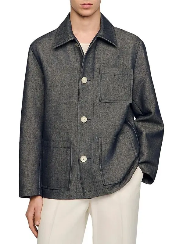 Sandro Worker Jacket - Denim