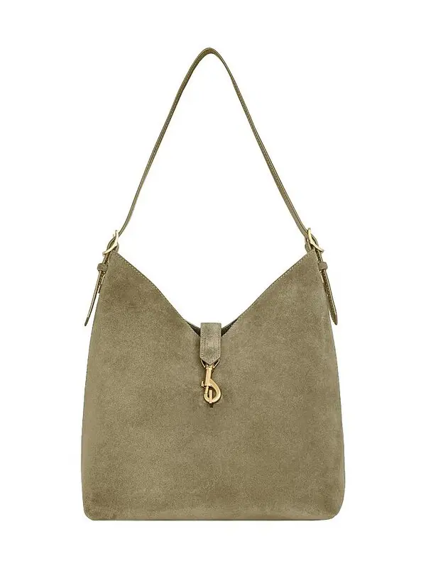 Rebecca Minkoff Megan Suede Hobo Bag - Willow
