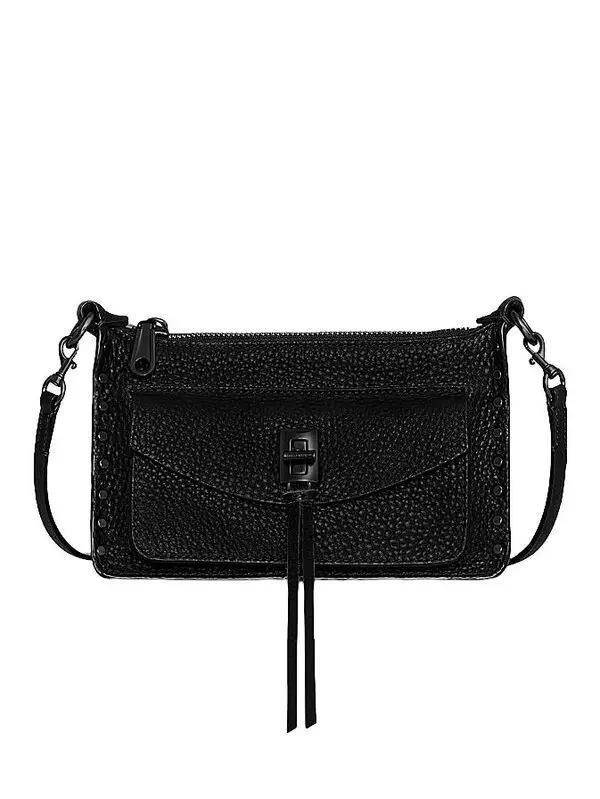 Rebecca Minkoff Darren Leather Crossbody Bag - Black