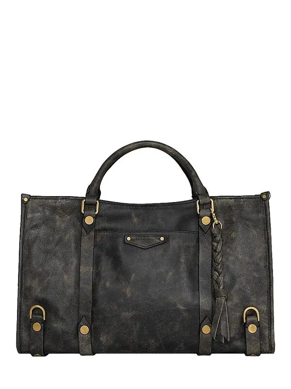 Rebecca Minkoff Large Leather Shoulder Bag - Black