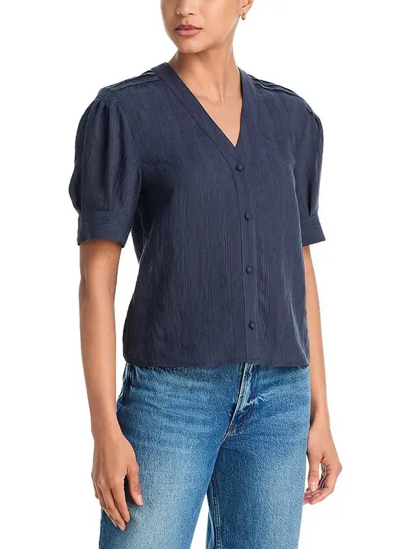 Rag & Bone Taylor Short Sleeve Shirt - Sal