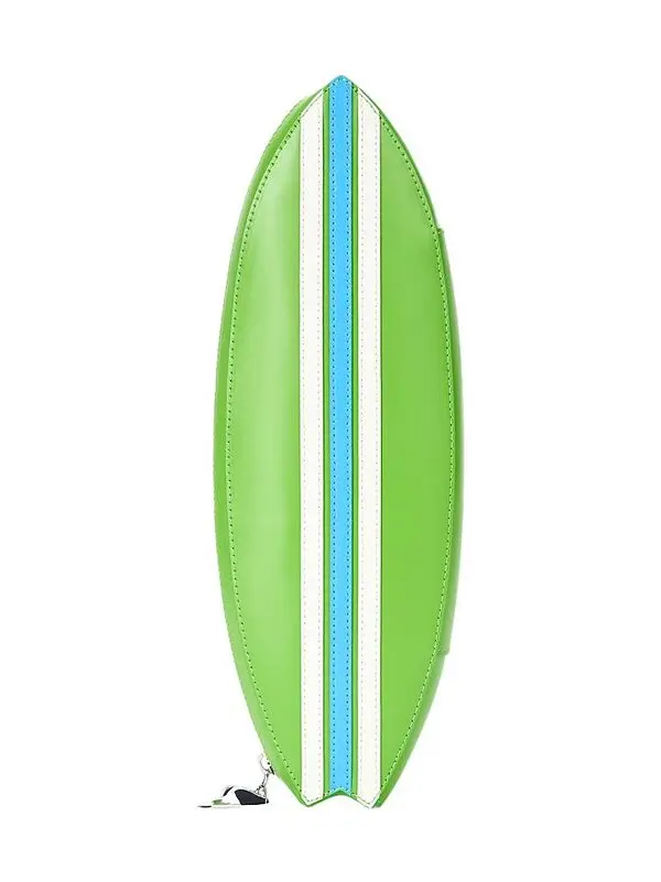 Staud Leather Surfboard Clutch - Sprout