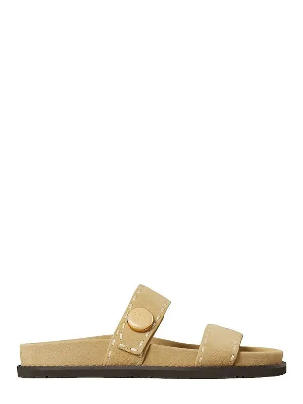 Tory Burch Romy Sport Slides - Butterscotch