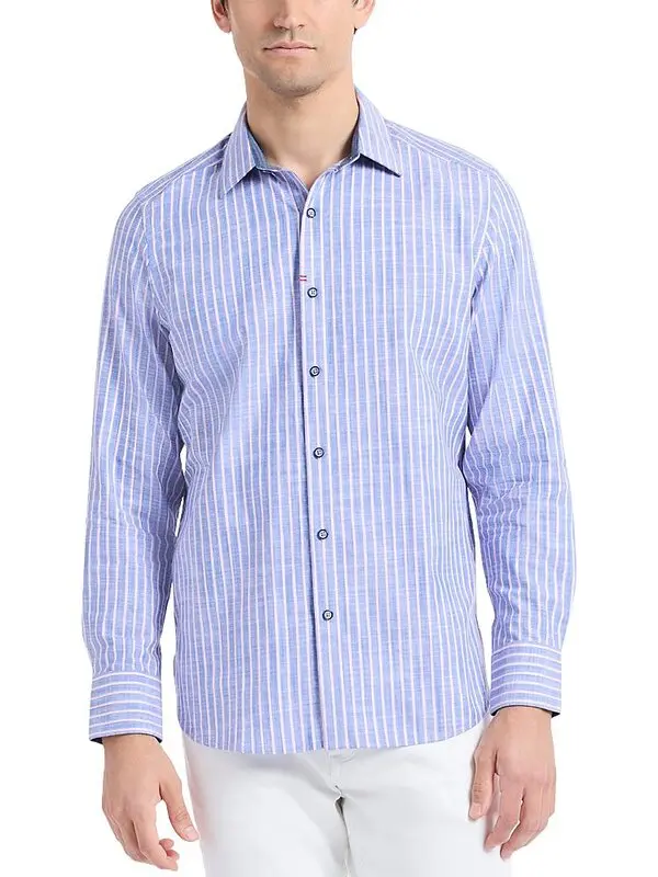 Robert Graham Fardella Woven Shirt - Indigo