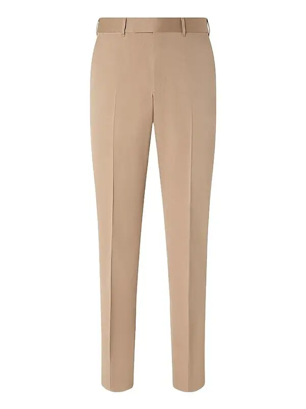 Zegna Centoventimila Cotton & Wool Pants - Beige