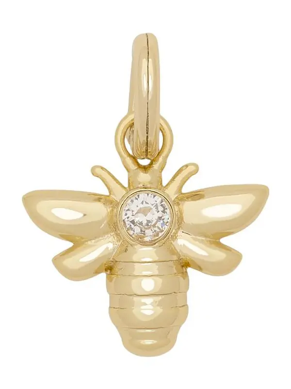 Ramy Brook Crystal Bee Charm - Gold
